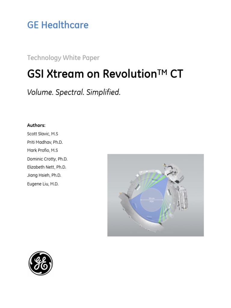 Usglobalproductscomputedtomographyrevolution CT Gsi Xtream White Paper ...