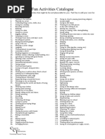 Emotion Regulation Handout 16 Pleasant Events List | PDF | Dialectical ...