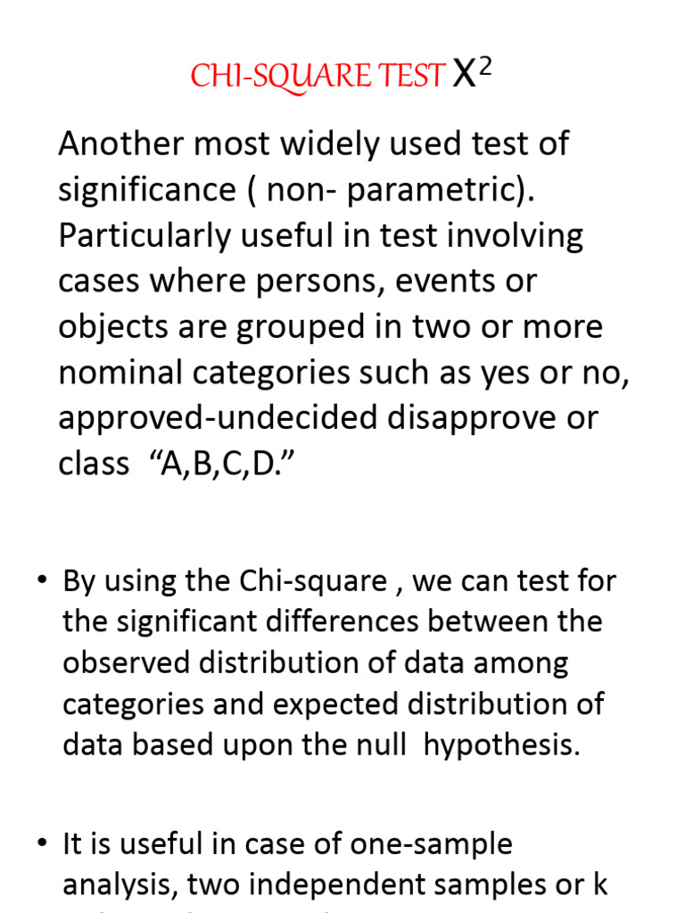 Understanding the Chi-Square Test | PDF | Chi Squared Test | P Value