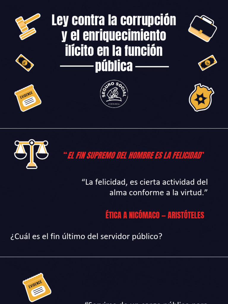 Ley Contra La Corrupci N y El Enriquecimiento Il Cito en La Funci N P Blica | PDF | Corrupción ...
