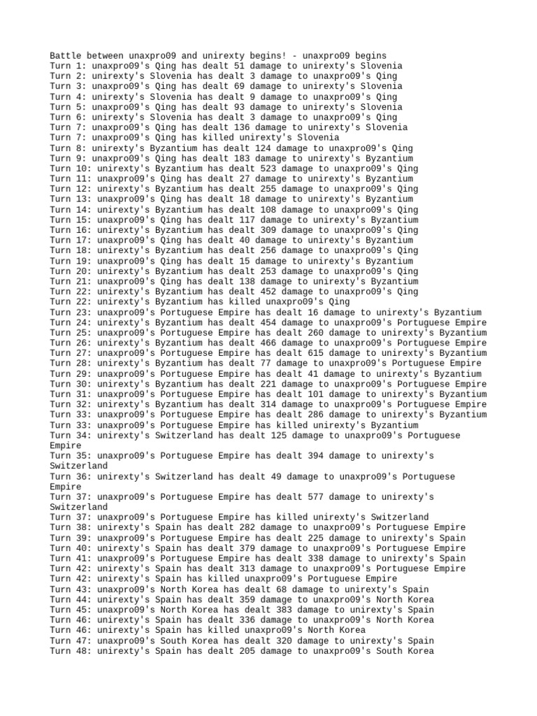 Battle Log (1) | PDF