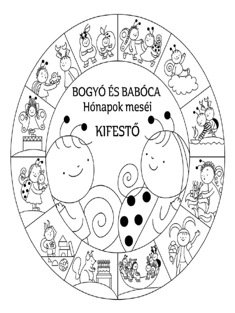 Bogyó És Babóca - Hónapok Meséi Kifestő | PDF