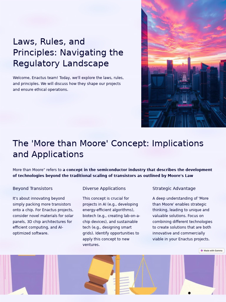 Laws Rules and Principles Navigating The Regulatory Landscape | PDF ...