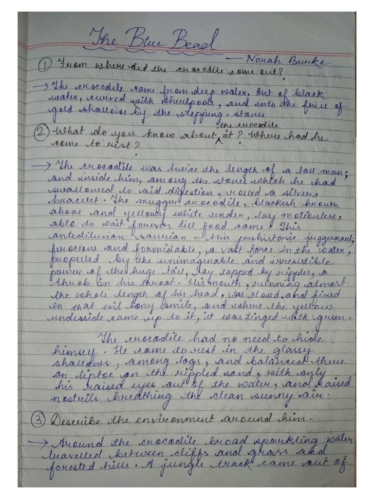 The Blue Beads | PDF