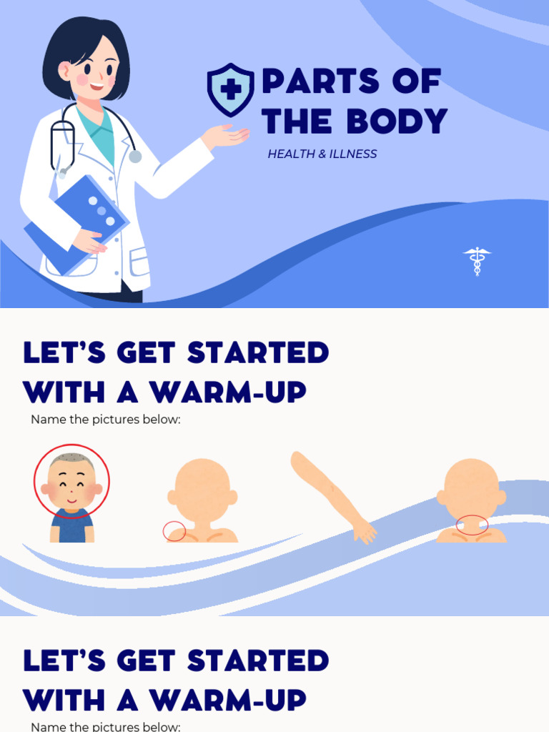 Body Parts and Health Dialogue Activities | PDF | Habits | Linguistics