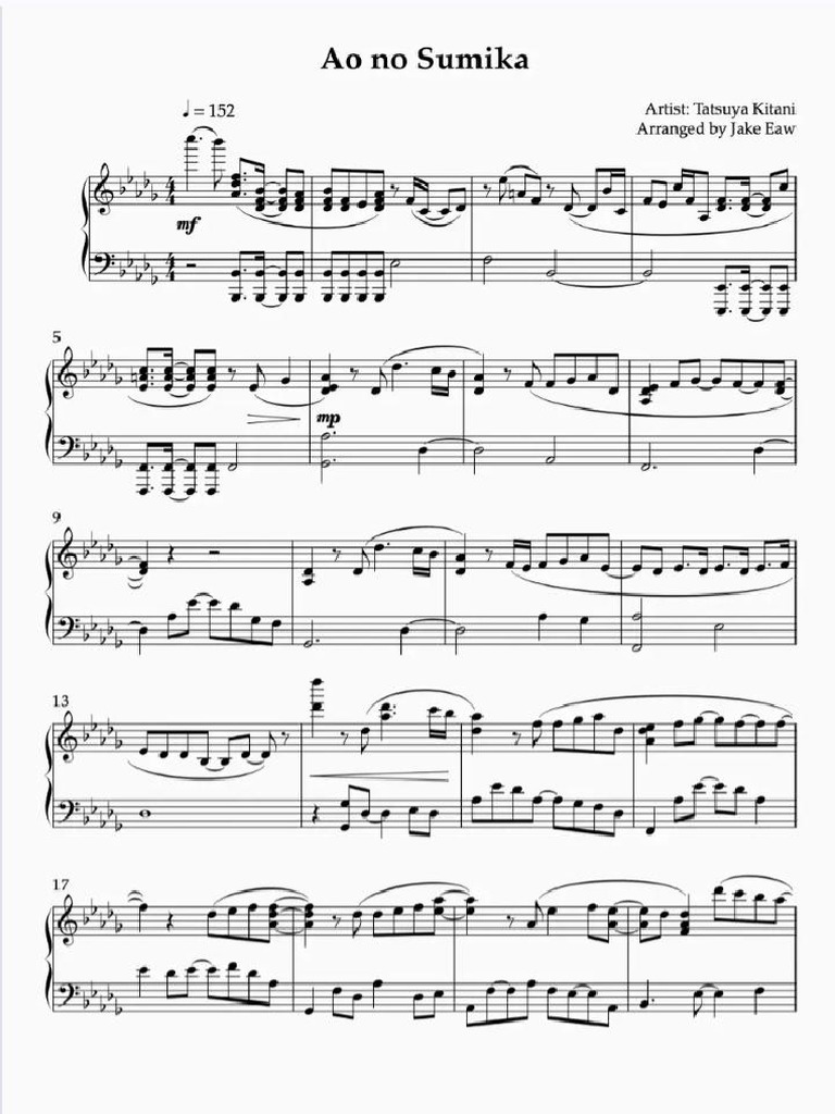 Ao no Sumika by Tatsuya Kitani | PDF