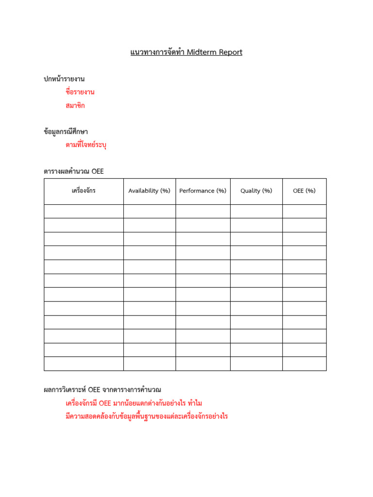 255416 Midterm Report Guide | PDF
