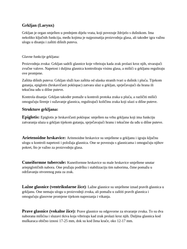 Anatomija | PDF