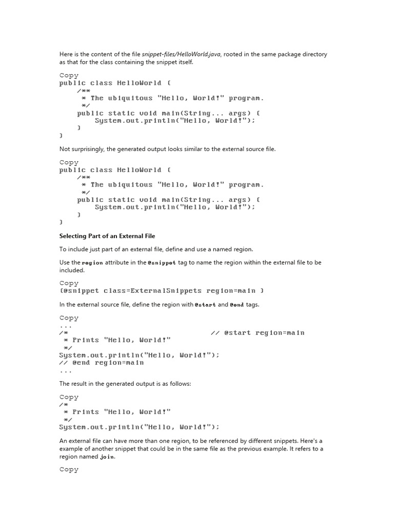 Here Is The Content of The File Snippet | PDF | Parsing | Software