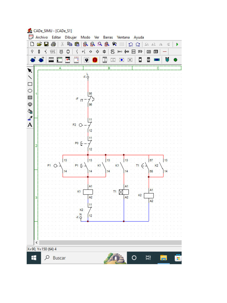 Arranque de Un Motor Con Temporizador y Finales de Carrera para para Encendido y Apagado | PDF