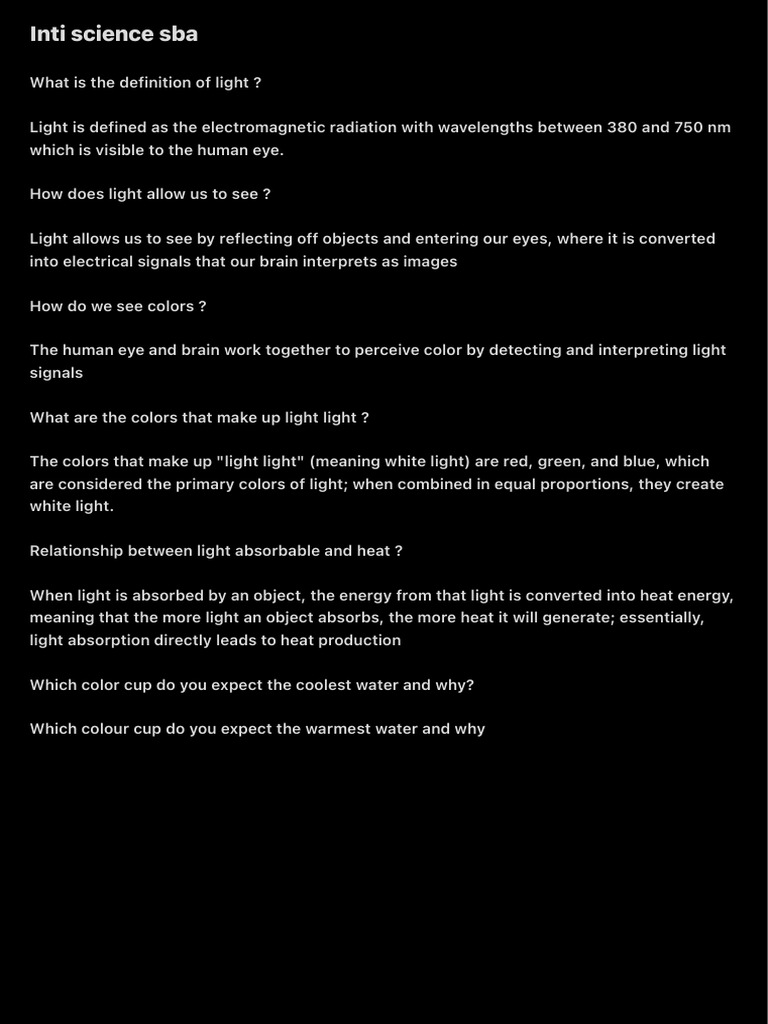 Inti Science Sba | PDF