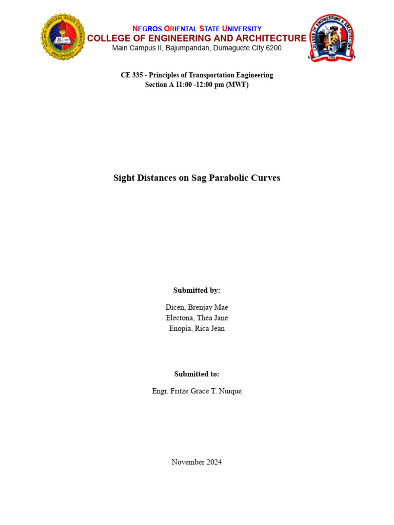 Sag-Parabolic-Curve | PDF | Transport
