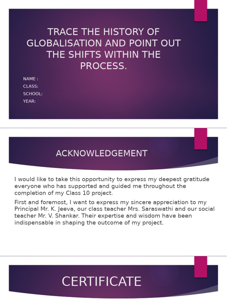 Interdisciplinary Project Intro | PDF