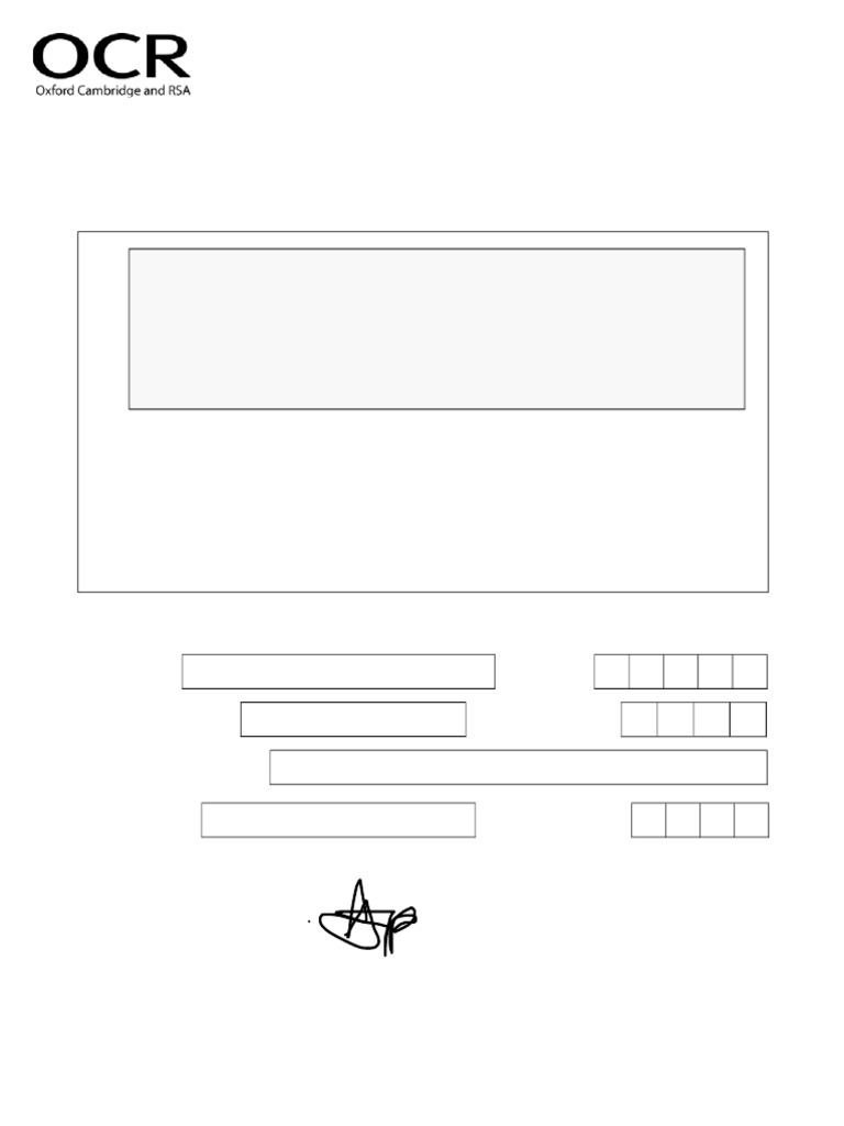 Candidate Authentication Statement | PDF