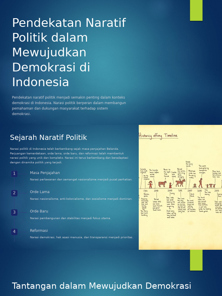 Pendekatan Naratif Politik Dalam Mewujudkan Demokrasi Di Indonesia | PDF