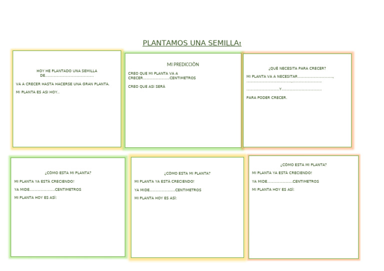 Plantamos Una Semilla | PDF