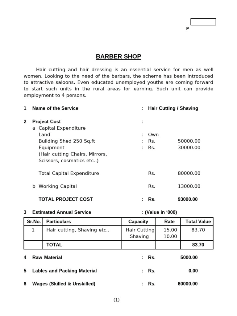 74_barber_shop_01 | PDF | Cost | Economies