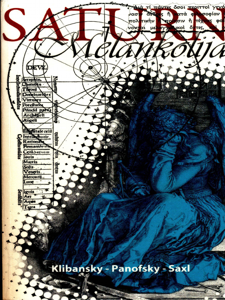 Saturn I Melankolija - Studije Iz Istorije Prirodne Filozofije ...