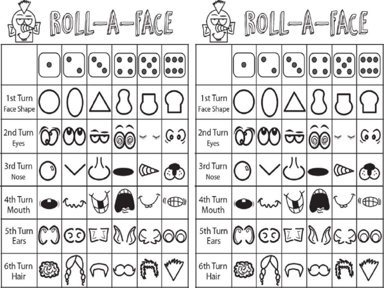 Roll A Face | PDF
