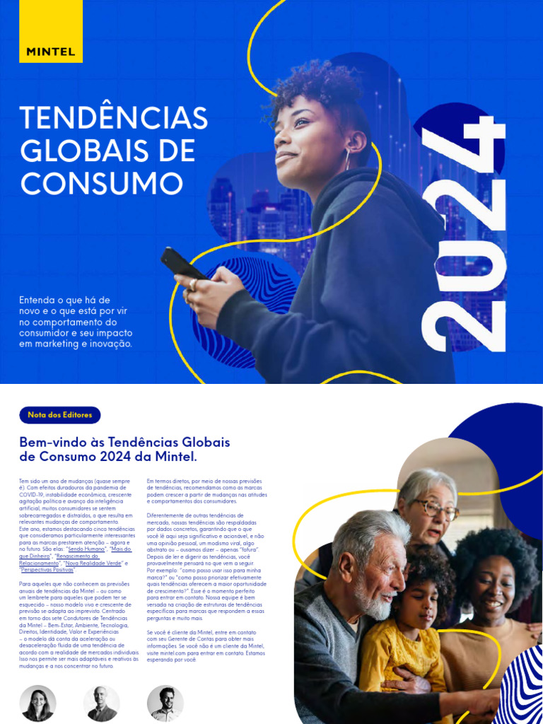 Mintel Global Consumer Trends 2024 Portuguese | PDF | Inteligência artificial | Inteligência ...