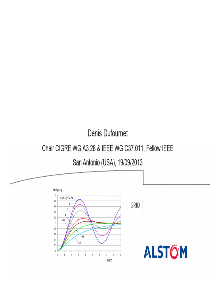 TRV Analysis for High-Voltage Breakers | PDF | Capacitor | Electrical ...