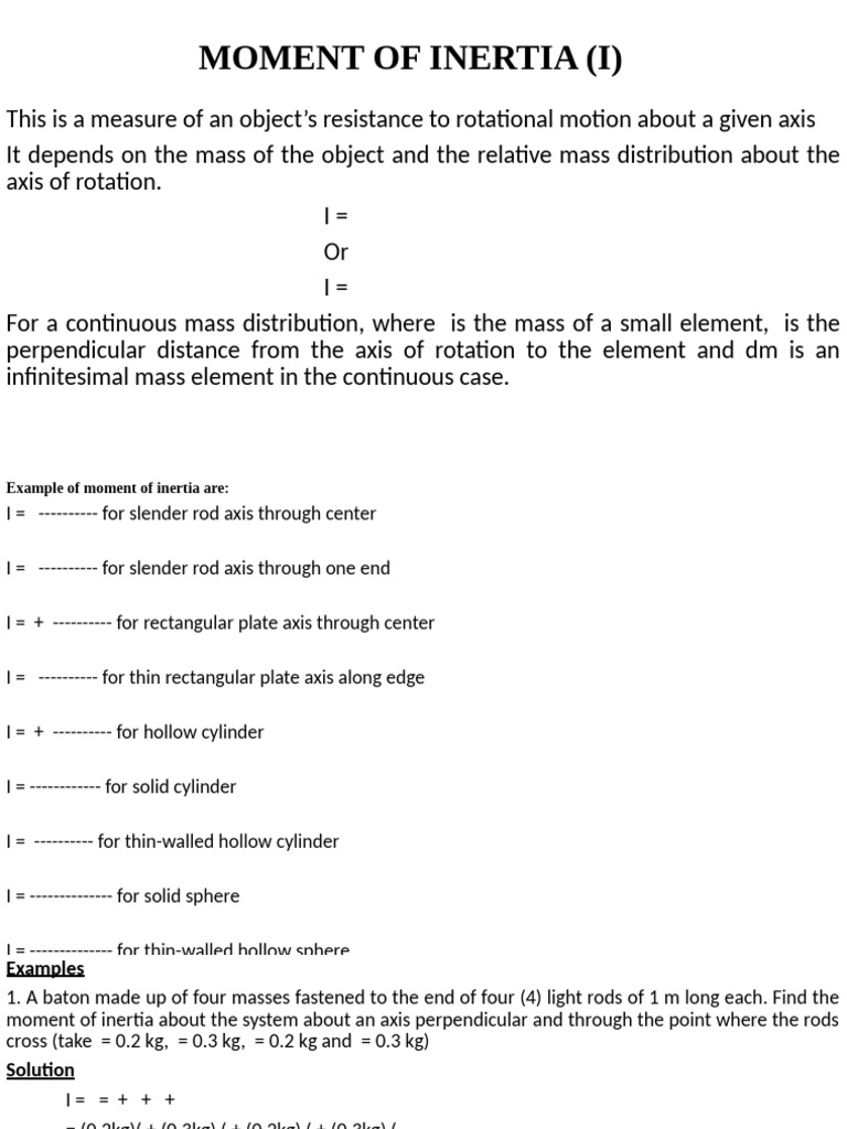 PHY 101 Solved Problems | PDF | Gyroscope | Physical Phenomena