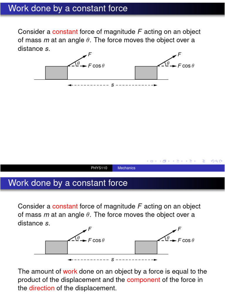 PHY 101 Solved Problems | PDF | Force | Potential Energy