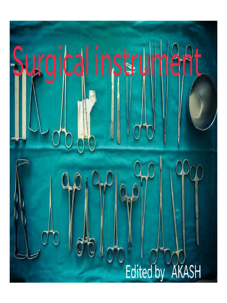 Surgery Instrument | PDF