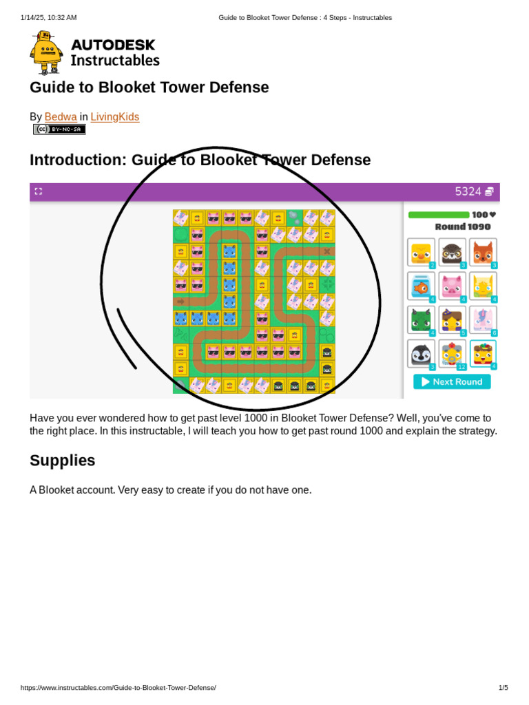 Guide To Blooket Tower Defense - 4 Steps - Instructables | PDF
