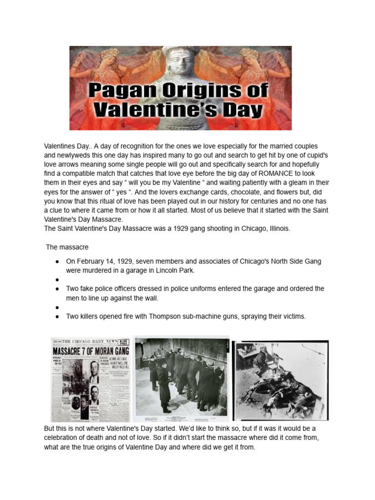 Pagan Origins of Valentine's Day | PDF | Cupid