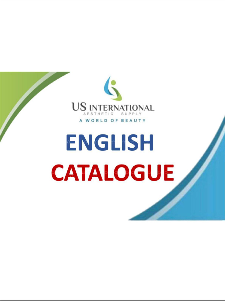 PORTADA DE CATALOGO DE INGLES | PDF