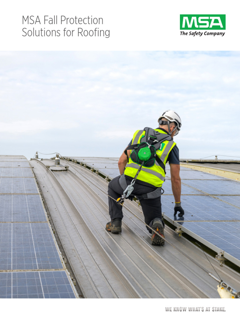 20 MSA Fall Protection Solutions For Roofing EN | PDF | Occupational ...