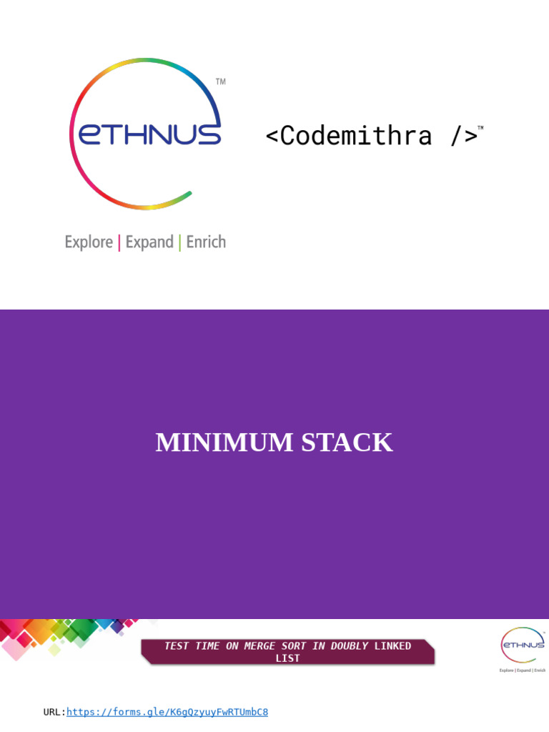 5-Minimum Stack-20-12-2024 | PDF | Computer Programming | Algorithms ...