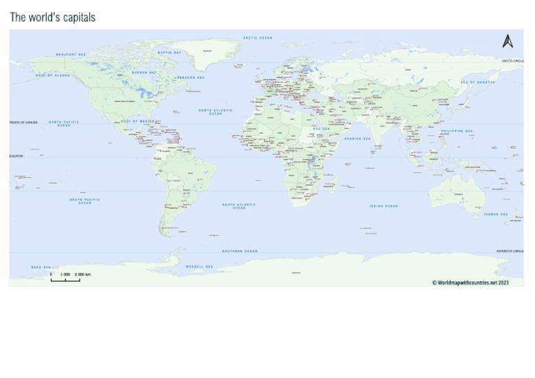 The-Worlds-Capitals Printable PDF | PDF