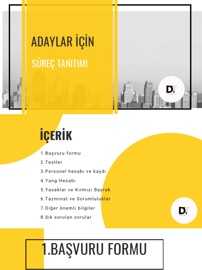Süreç Tanıtım Sunumu V8 | PDF