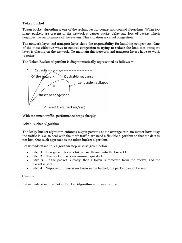 Token Bucket | PDF