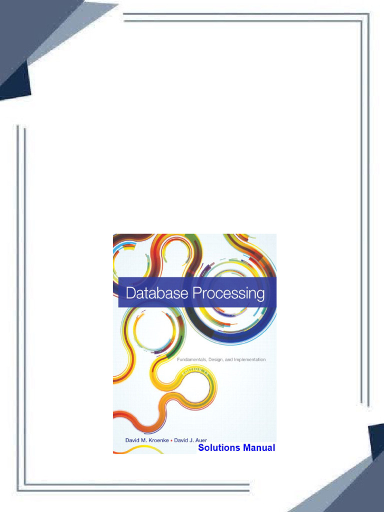 Download Study Resources for Database Processing Fundamentals Design ... Download Study Resources for Database Processing Fundamentals Design ...