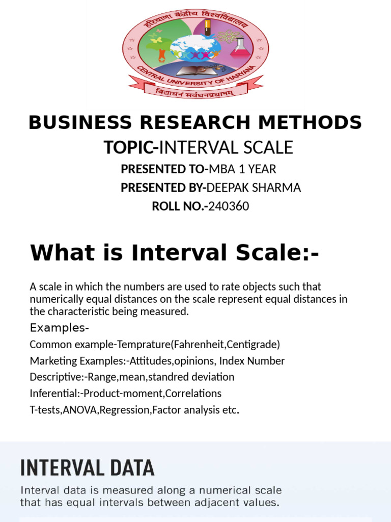 Understanding Interval Scale in Research | PDF | Likert Scale