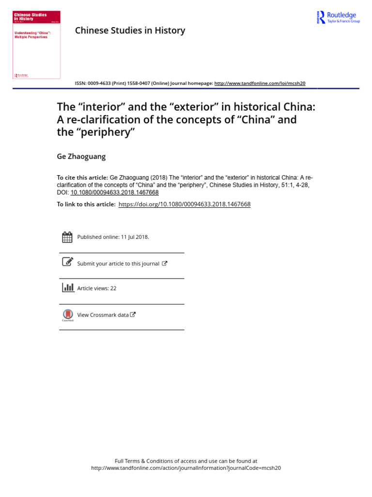 Zhao Guang 2018 | PDF | Qing Dynasty | Han Chinese