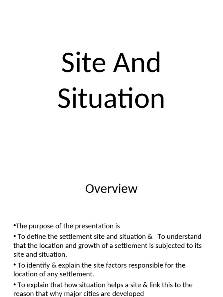 Real Site and Situation | PDF | Mecca | Geography