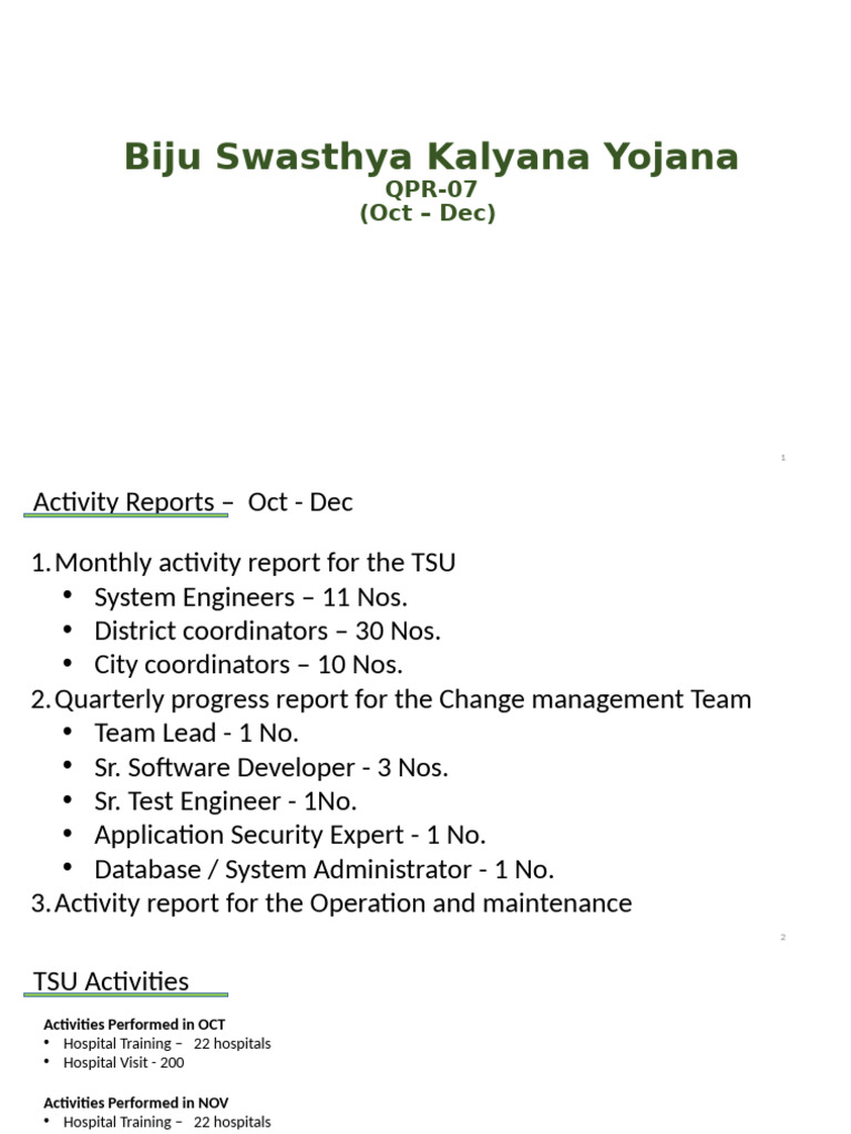 BSKY Activity Report Reviewqpr OCT NOV DEC | PDF | Computing | Software