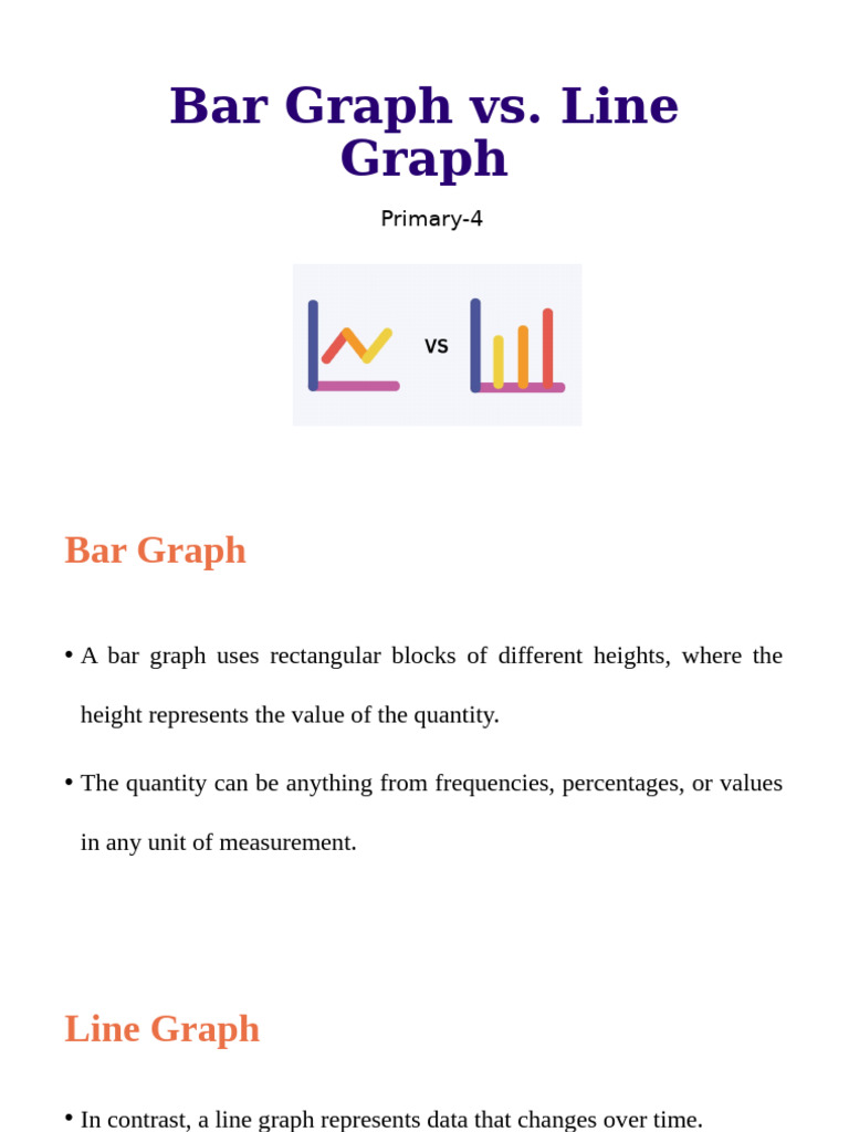Bar Graph vs Line Graphs | PDF | Chart | Categorical Variable