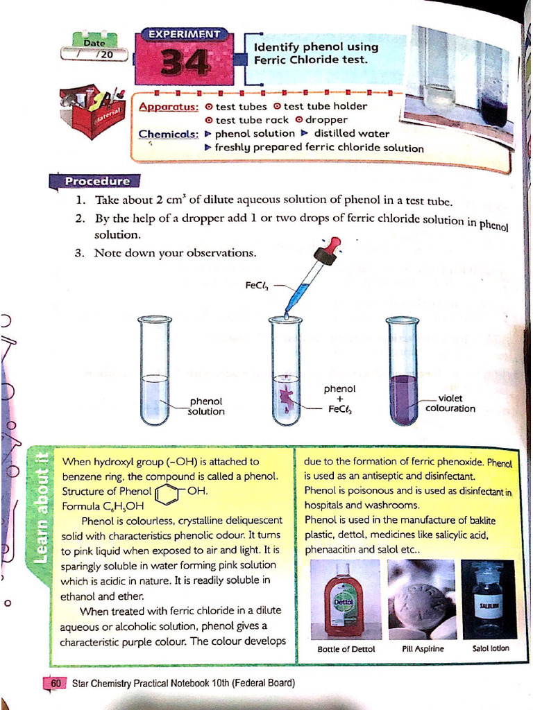 Identification of Phenols-1 | PDF