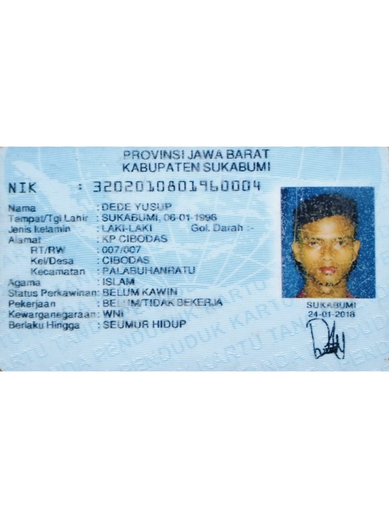 KTP Dede Yusup | PDF