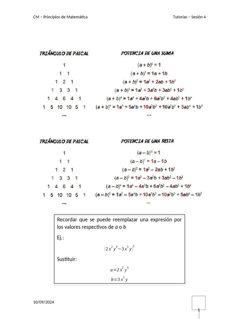 Triangulo de pascal | PDF