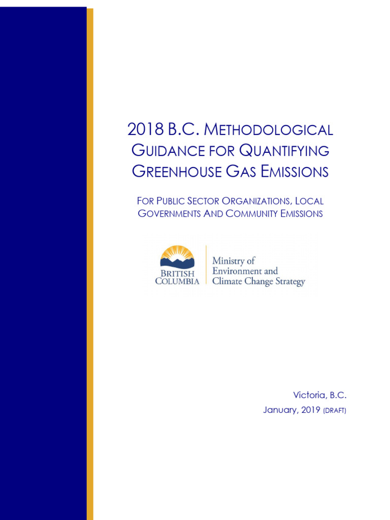 2018 Pso Methodology | PDF | Greenhouse Gas | Emission Intensity