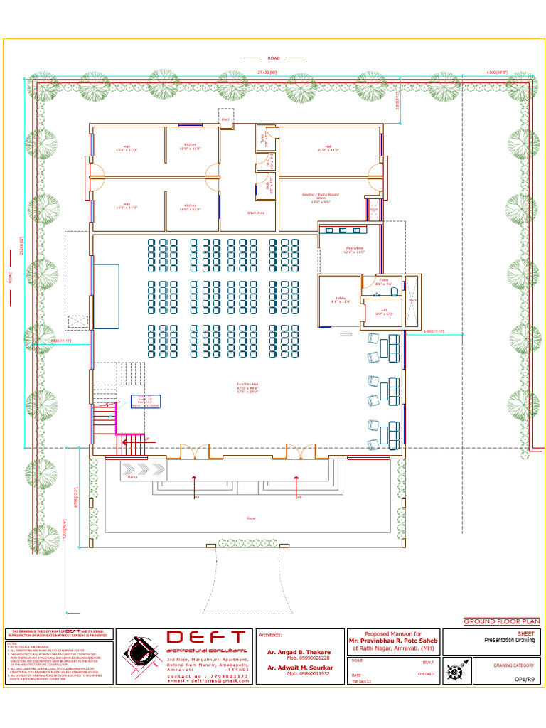Ground Floor Plan | PDF | Building Engineering | Architectural Elements