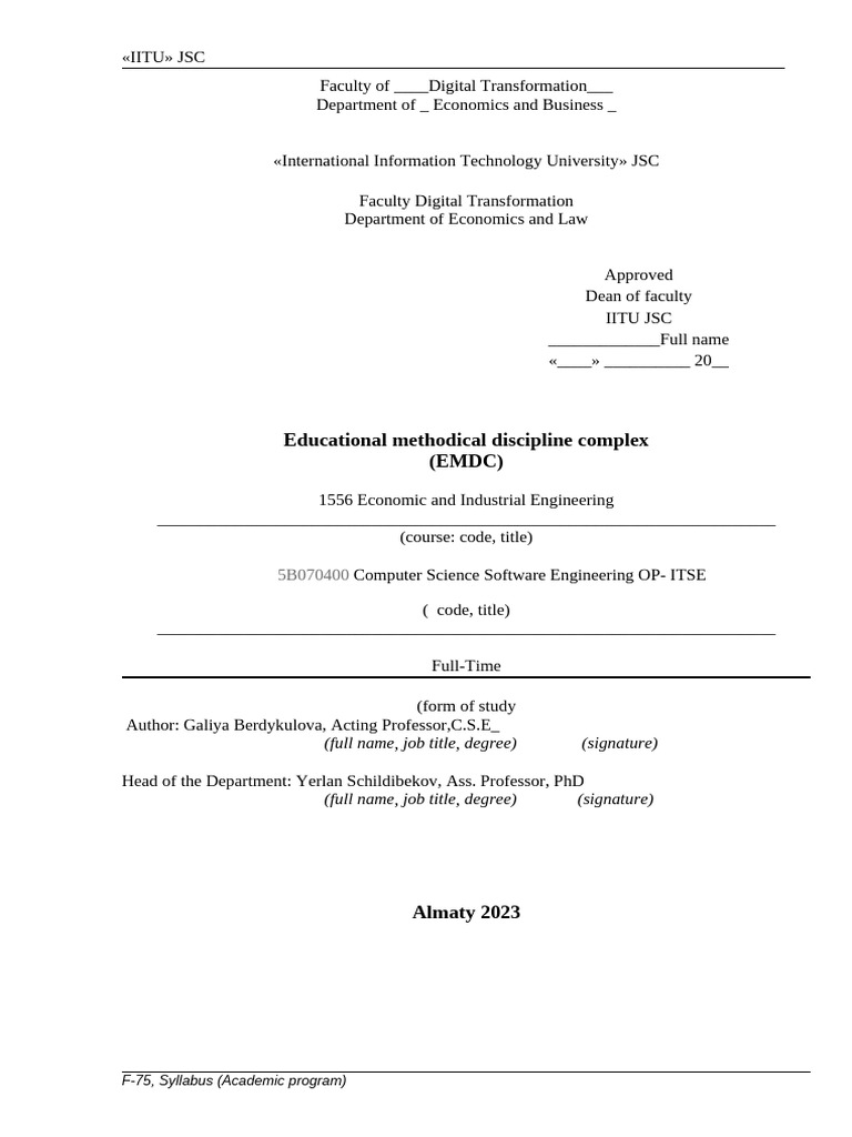 Economics & Industrial Engineering | PDF | Factors Of Production ...