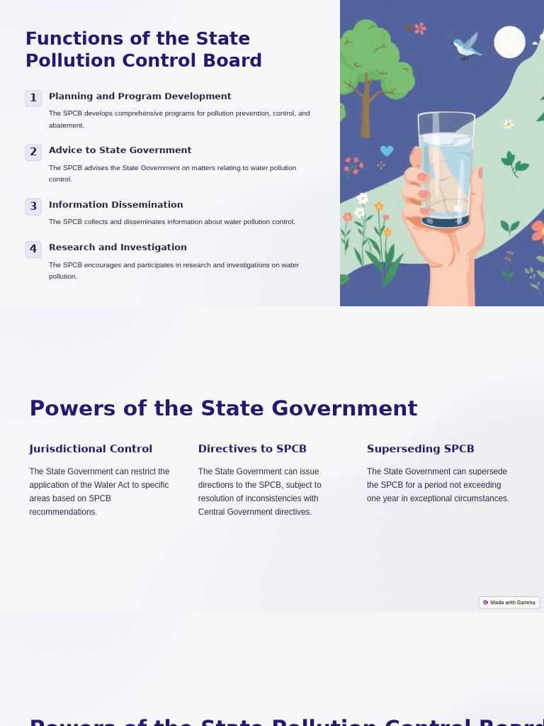 Functions and Powers of SPCB | PDF | Pollution | Regulatory Compliance