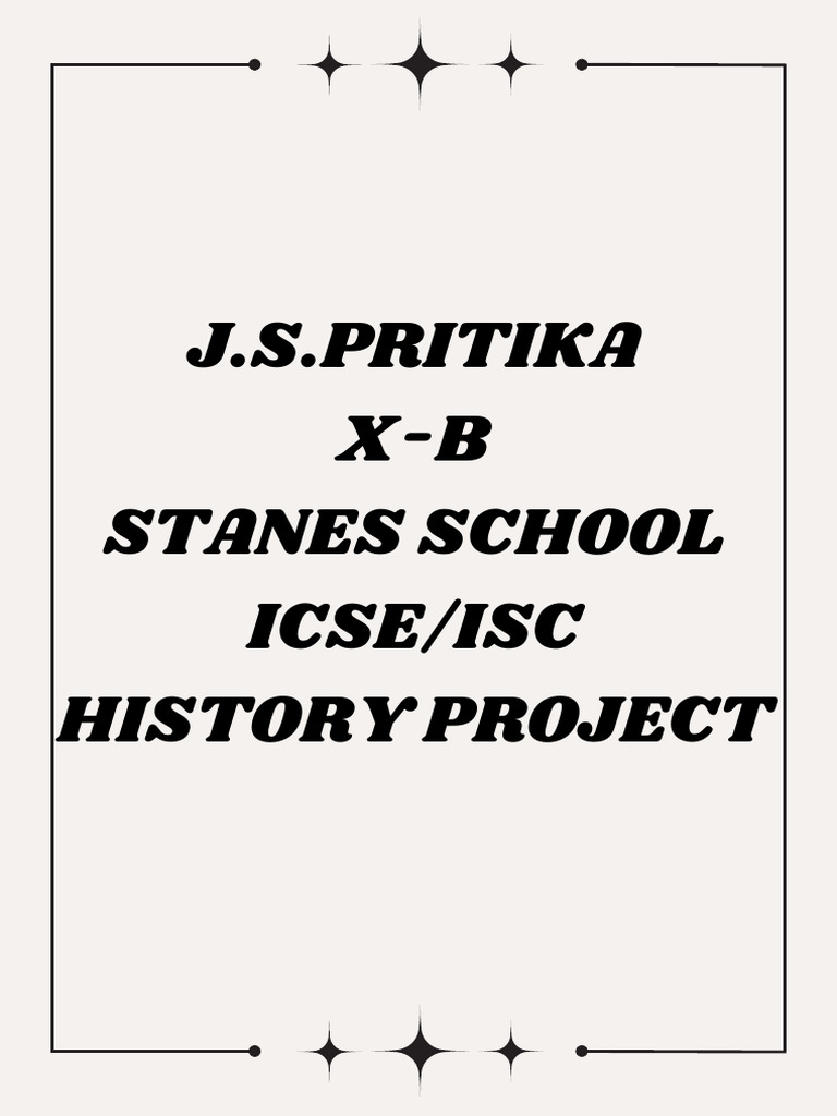 Brown Scrapbook Project History A4 Document | PDF